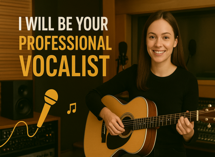 female vocalist for a godship christen custom song, EDM pop singer ...